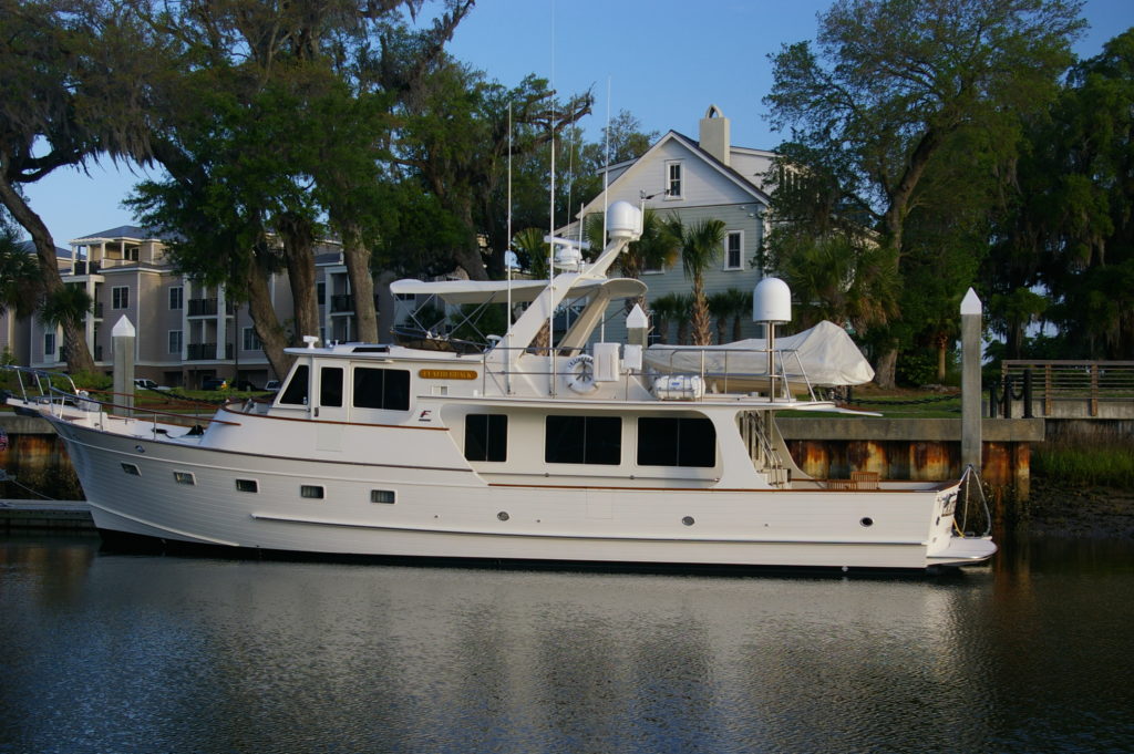 Trawler Training Delivery Fleming 55 Great Loop AGLCA Trawler Fest