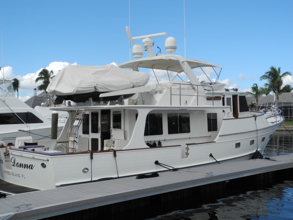 Trawler Training on a Fleming 55 in Fort Myers Florida - Captain Chris ...